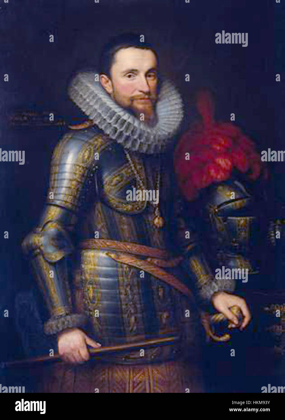 This artwork depicts Ambrogio Spinola, a notable historical figure ...