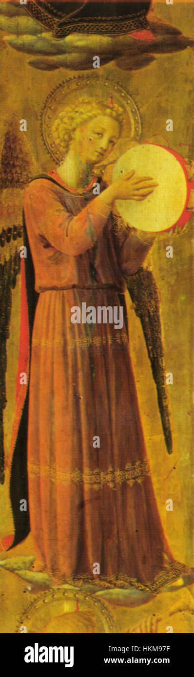 This painting by Fra Angelico, titled 'Angelo del Tabernacolo dei ...