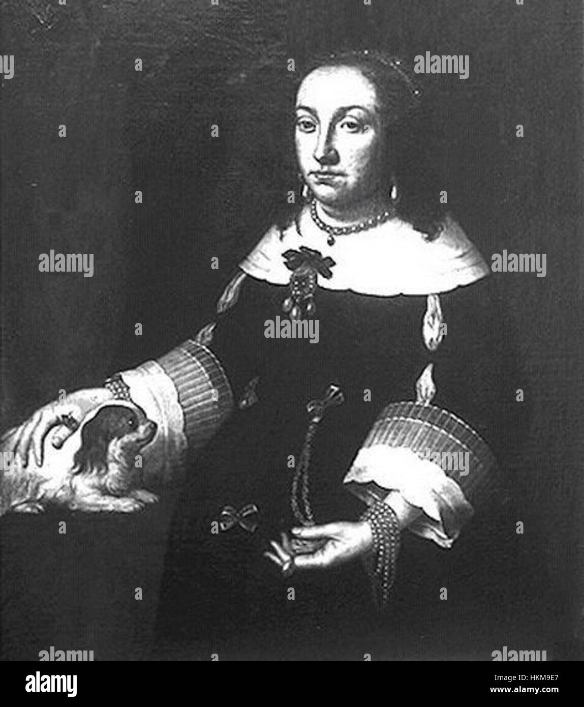 A historical portrait of Anne Constance, showcasing her likeness in a ...