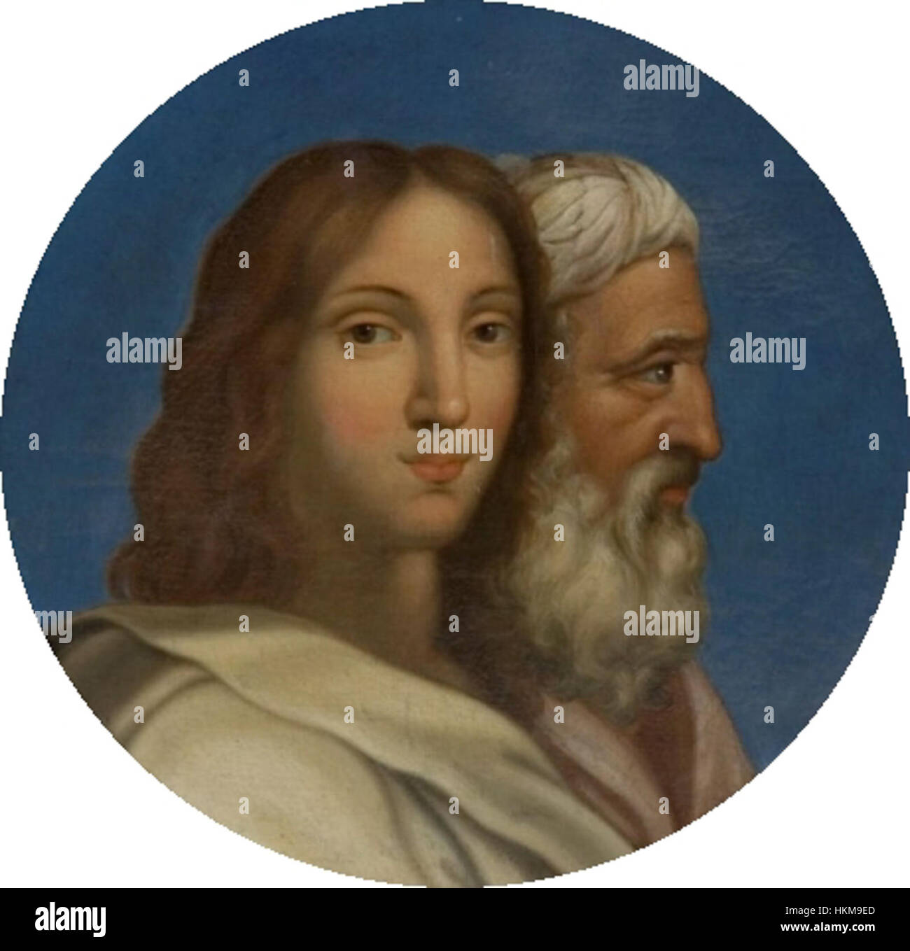 'Apelles i Rafael' is a historical painting that honors two renowned ...