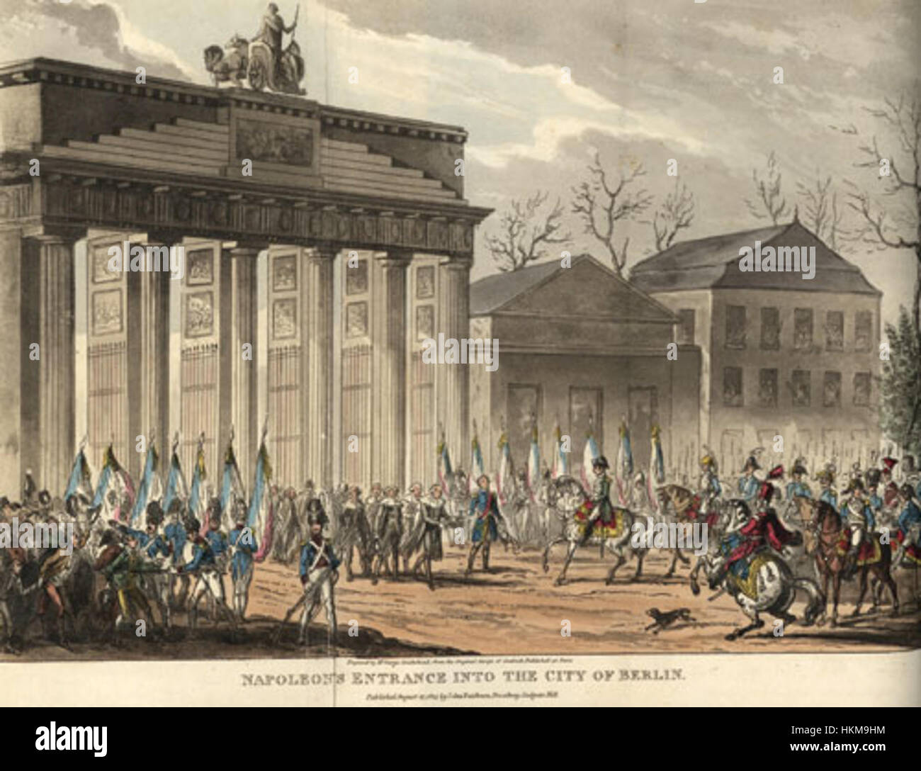 'Napoleon's Entrance into Berlin' by George Cruikshank captures the ...