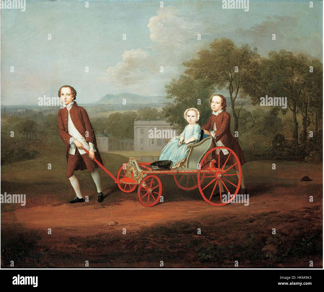 Arthur Devis, a renowned 18th-century English artist, is known for his ...