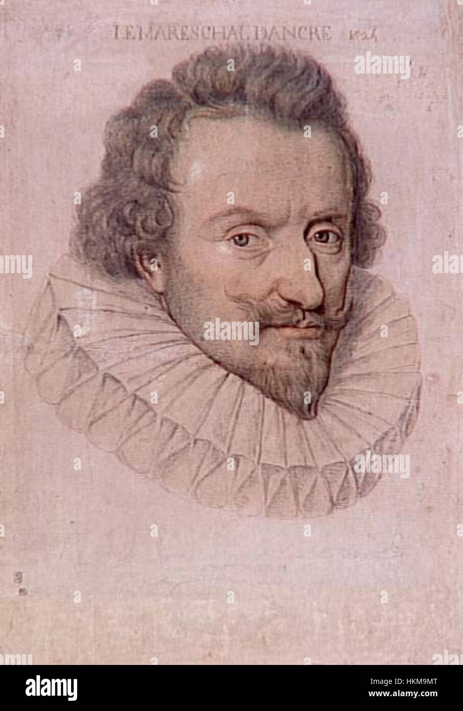 The portrait of Concino Concini, an Italian nobleman and minister in ...