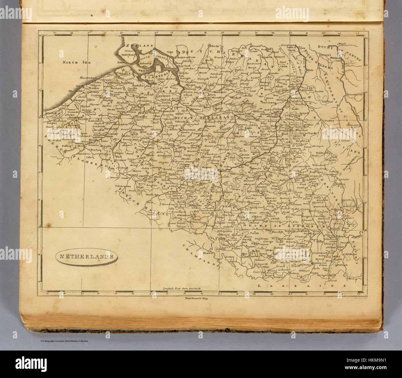 Belgium old map hi-res stock photography and images - Alamy