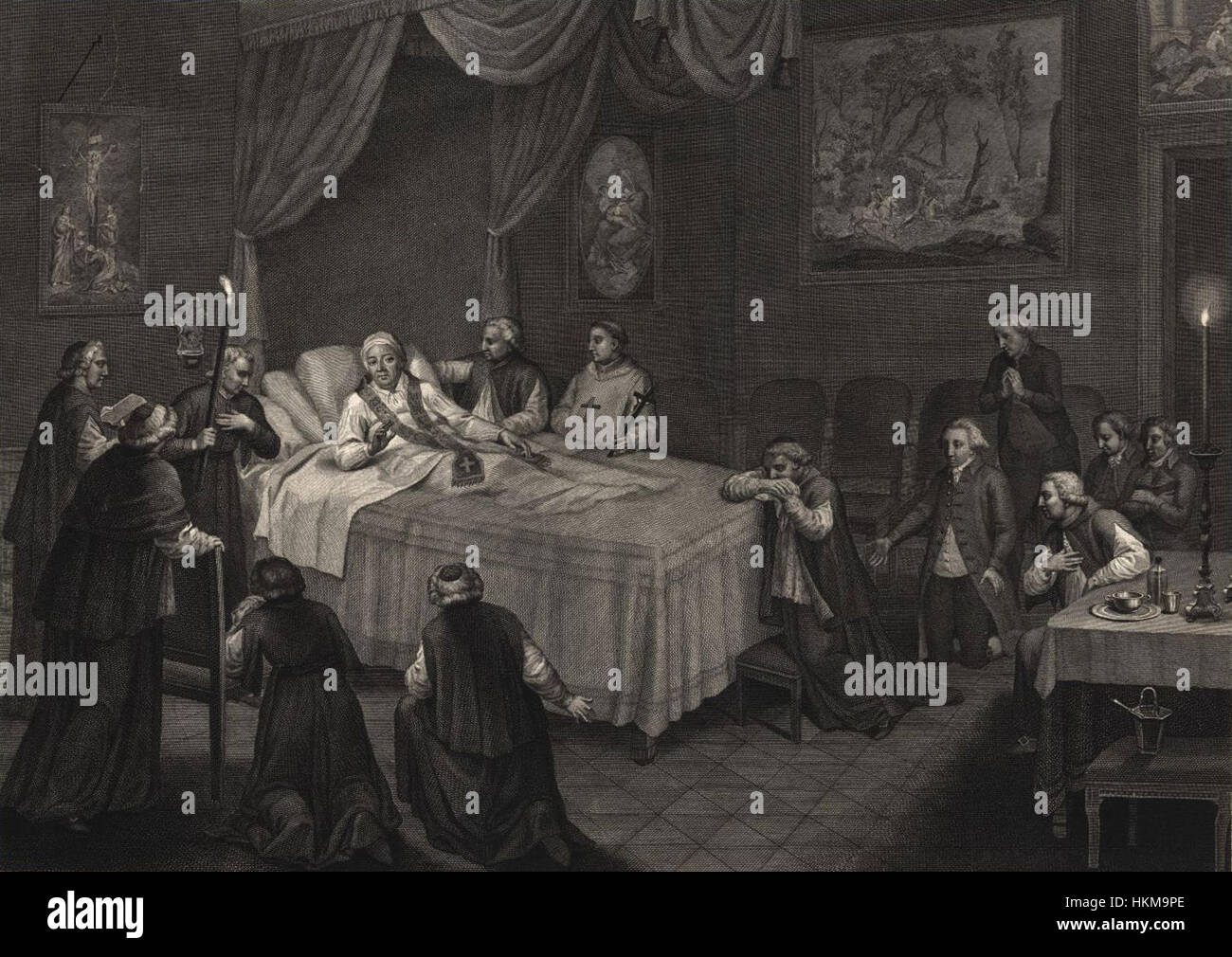 Papal funeral painting hi-res stock photography and images - Alamy