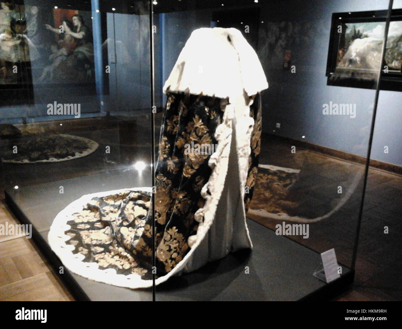 This image showcases the coronation mantle of Augustus III ...
