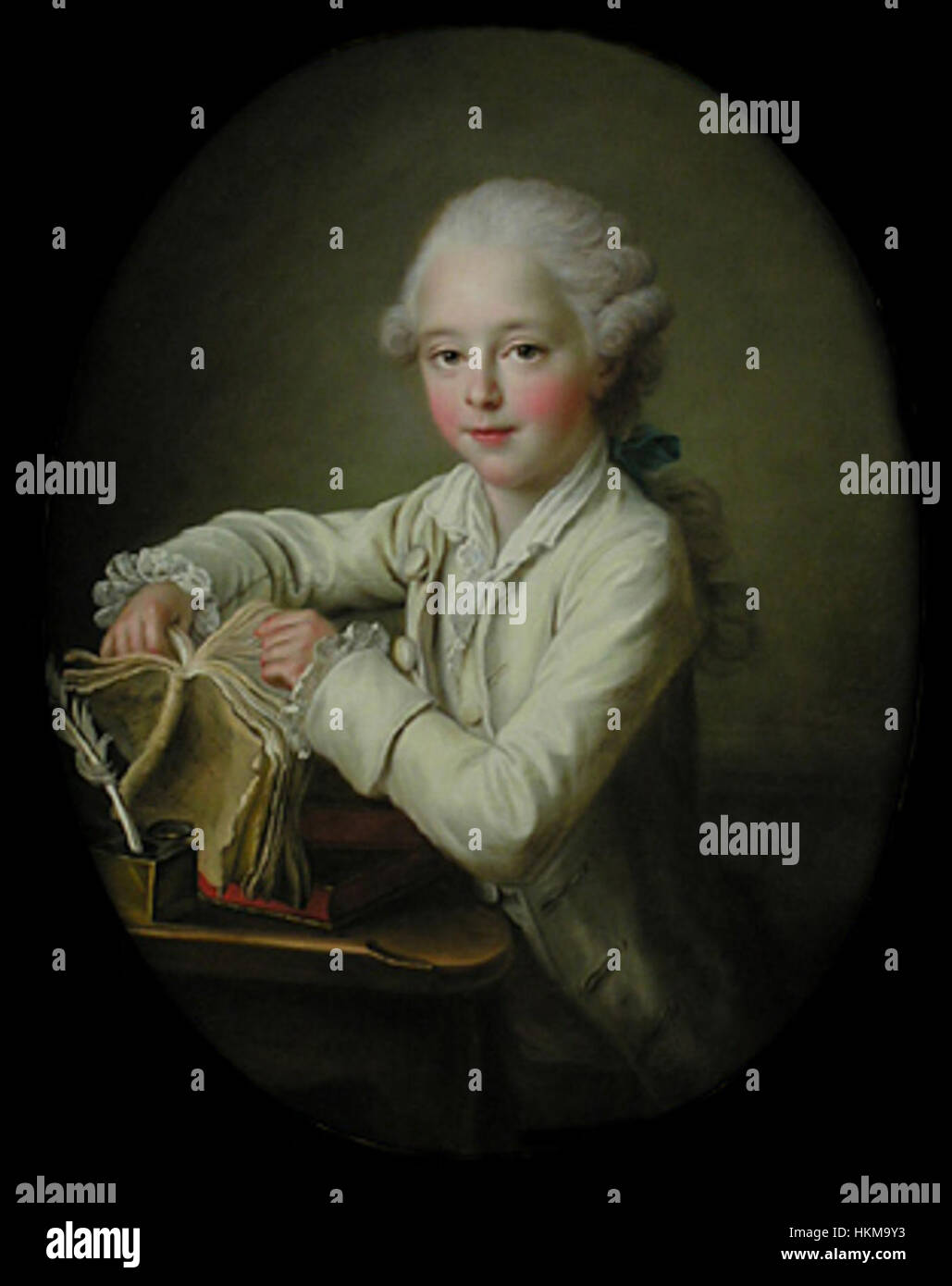 The portrait of Marquis de Briges by Drouais is an exemplary example of ...