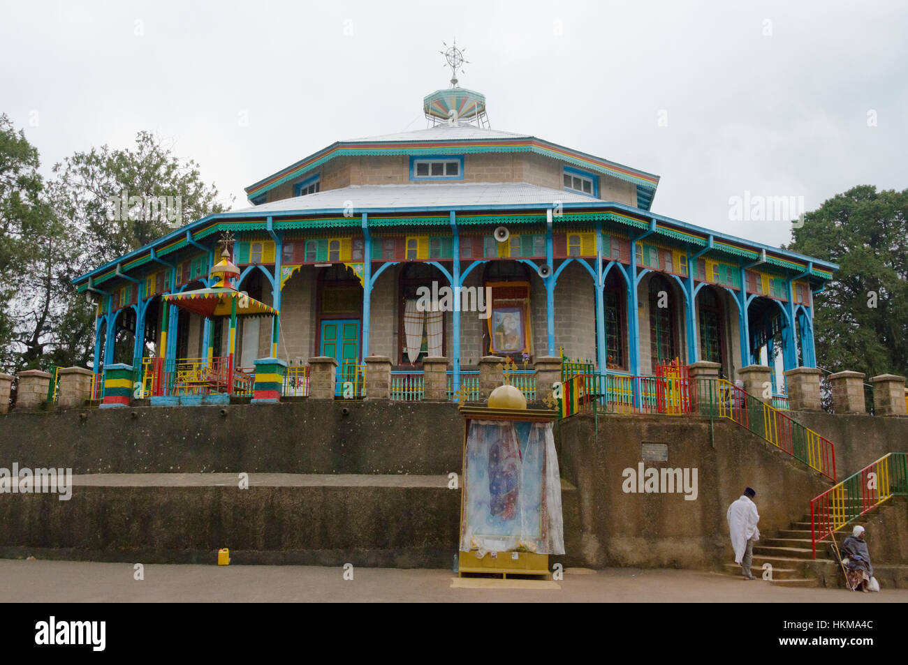 Entoto Saint Mary Church, Addis Ababa, Ethiopia Stock Photo - Alamy