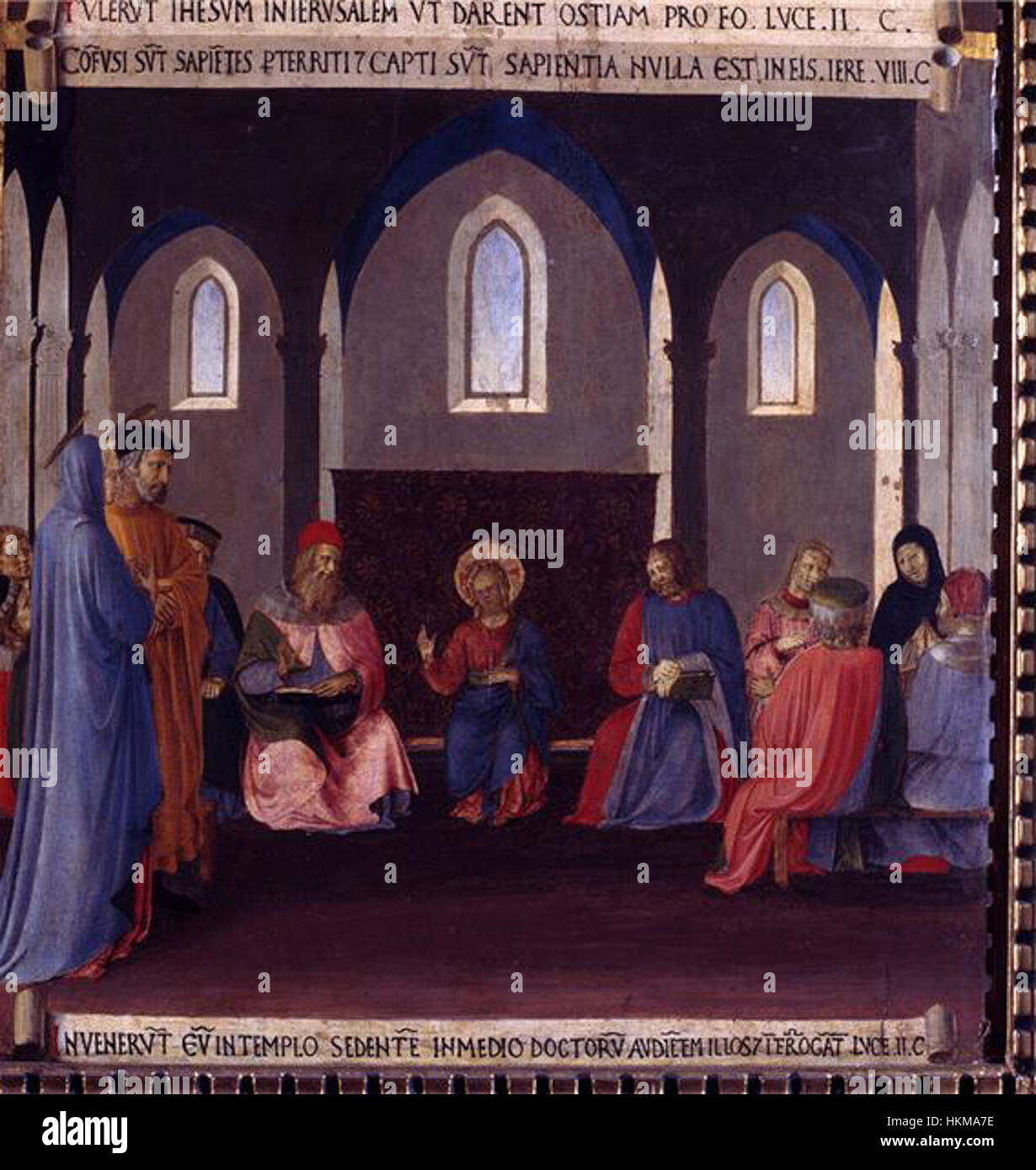 Fra Angelicoâ€™s *Disputa nel Sinedrio* (Dispute in the Sanhedrin ...