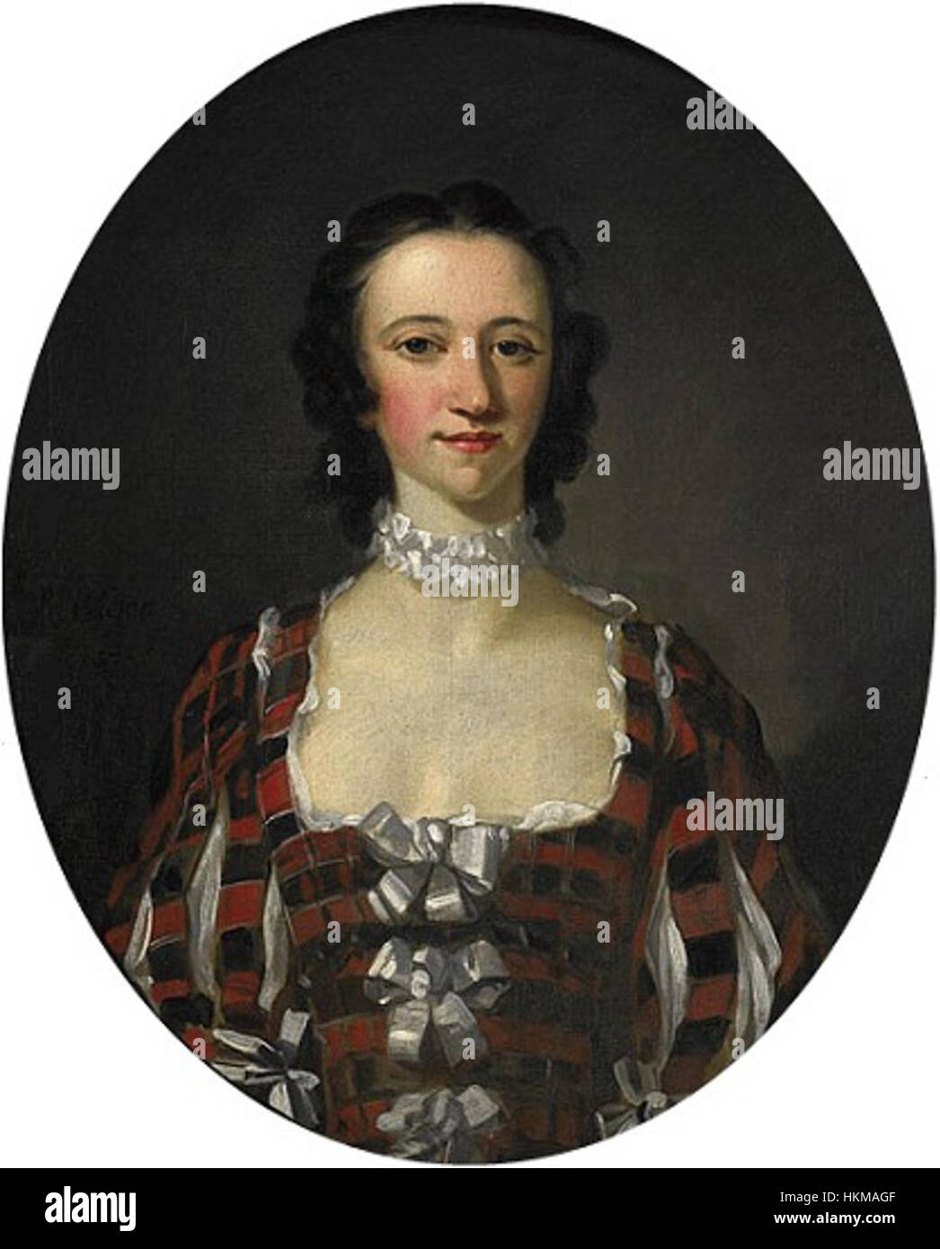 This portrait features Flora Macdonald, a Scottish heroine known for ...