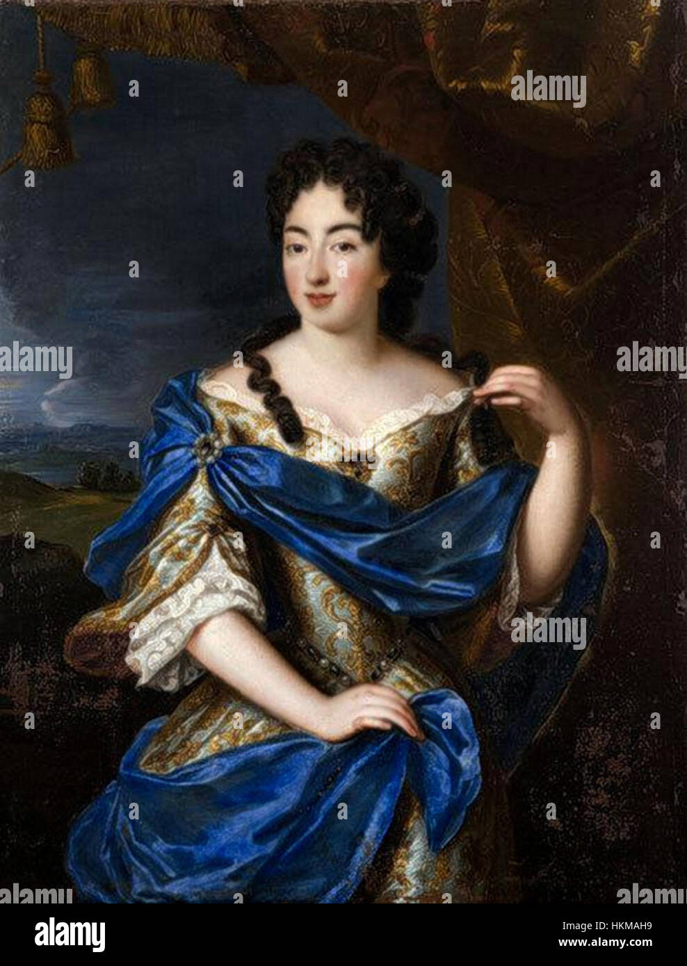 This portrait by Pierre Gobert depicts Anne of Bavaria as the Duchess ...