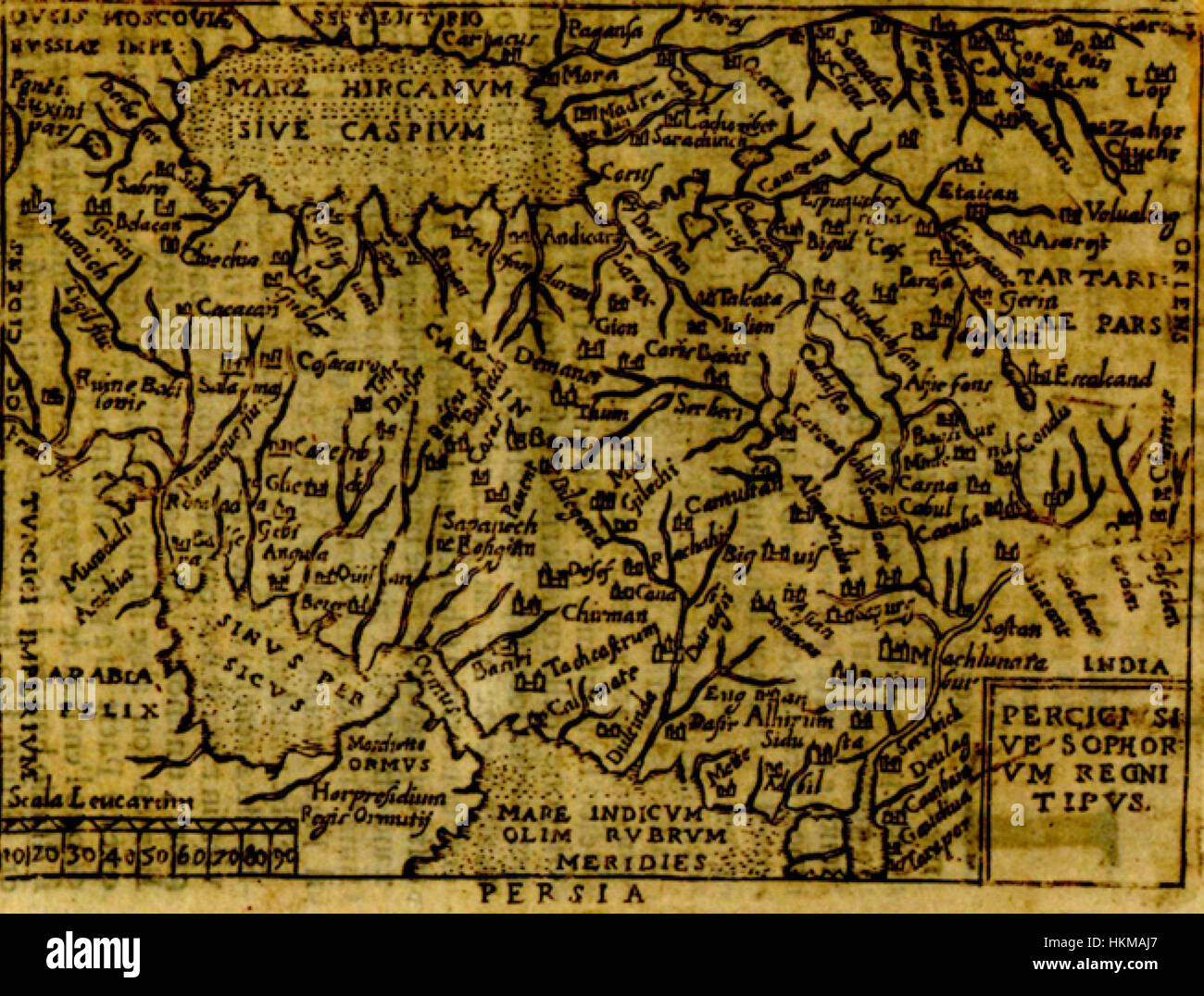 *Percici sive Sophorvm Regni Tipvs* by Abraham Ortelius (1667) is a map ...
