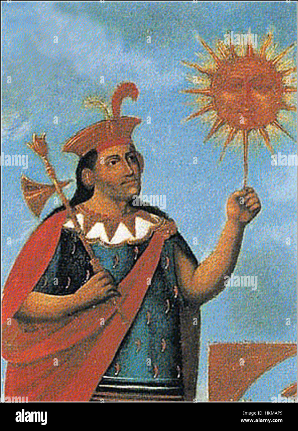 *Ayarmanco1* is an oil painting depicting a powerful, mythological ...