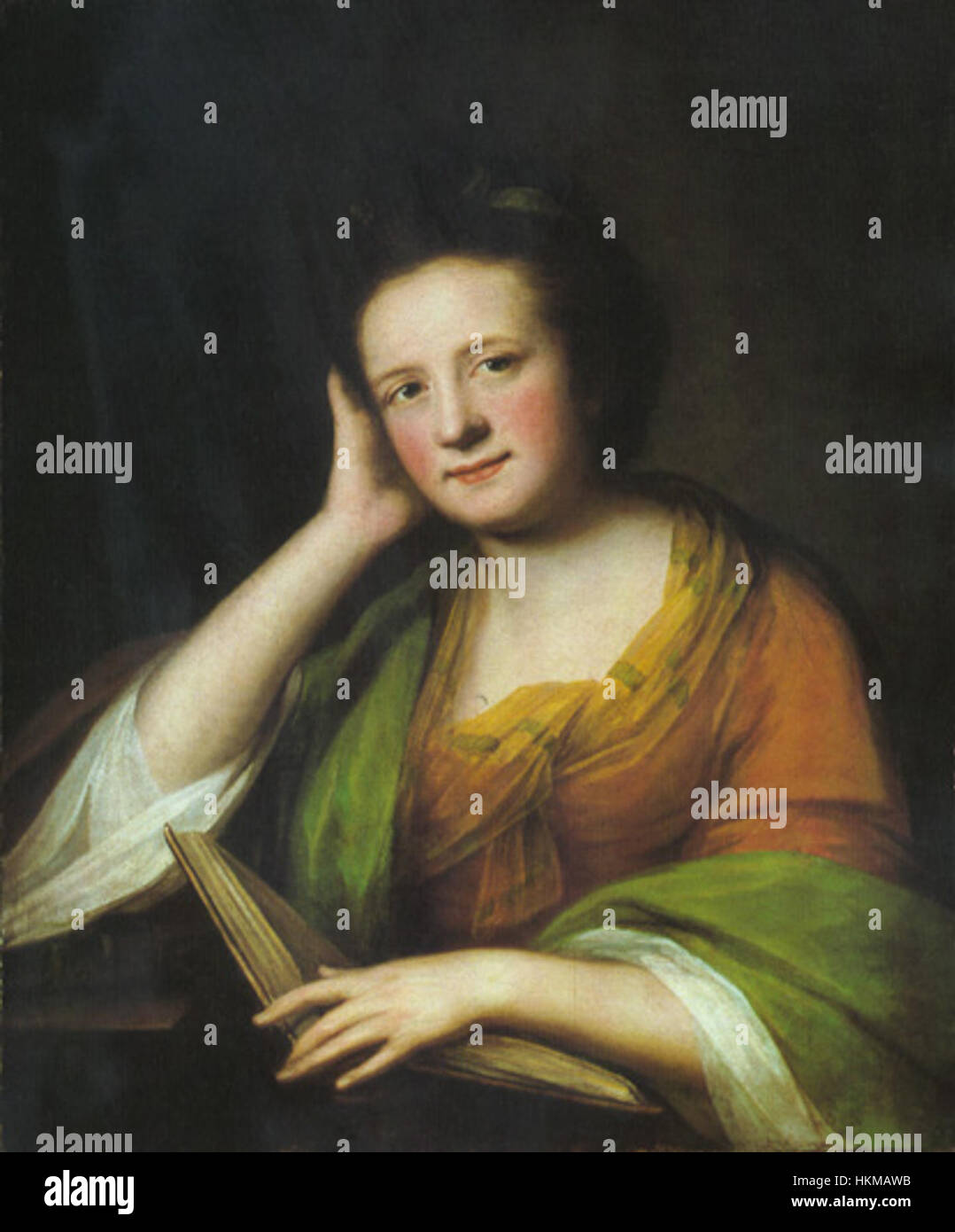 This portrait of Frances Moore Brooke, painted by Read, depicts the ...