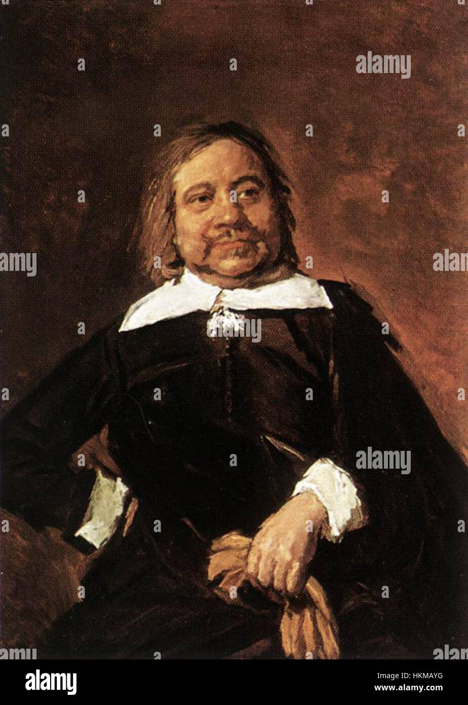 This portrait by Frans Hals depicts Willem Croes, a prominent Dutch ...