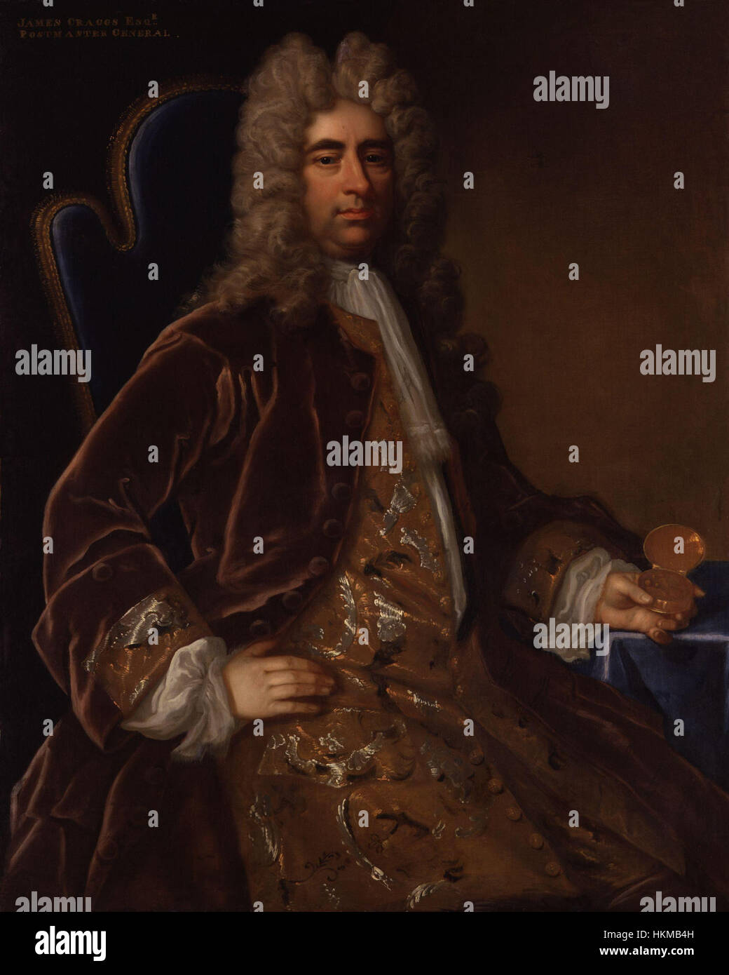 This portrait, painted by John Closterman, depicts James Craggs the ...
