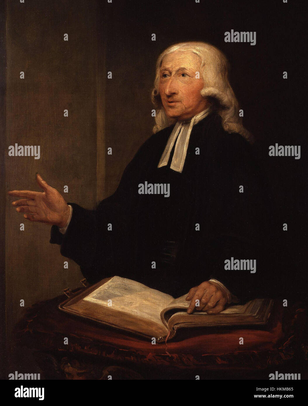John Wesley by William Hamilton Stock Photo - Alamy