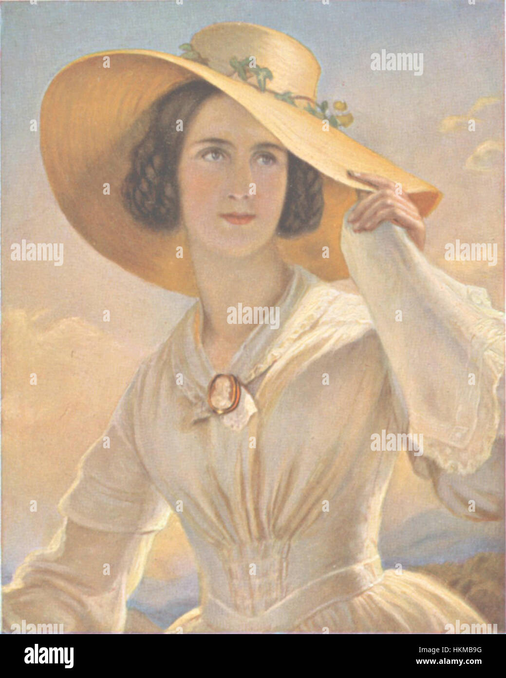 This portrait by Josef Karl Stieler, created in the 19th century ...