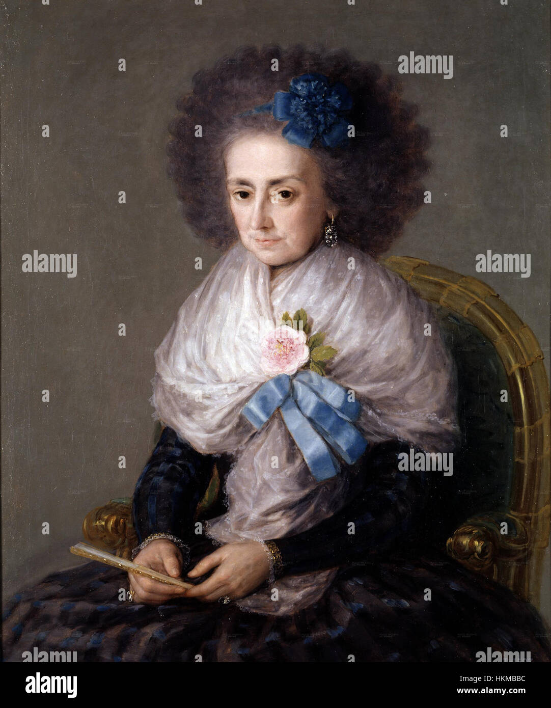 *La Marquesa Viuda de Villafranca* is a 19th-century portrait of a ...