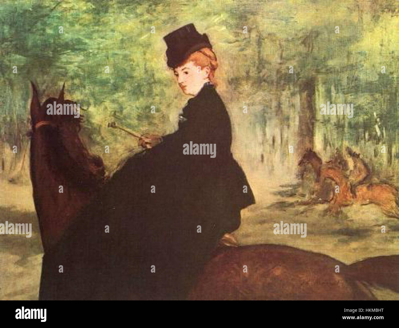 This portrait by Édouard Manet captures Marie Lafebure, showcasing the ...