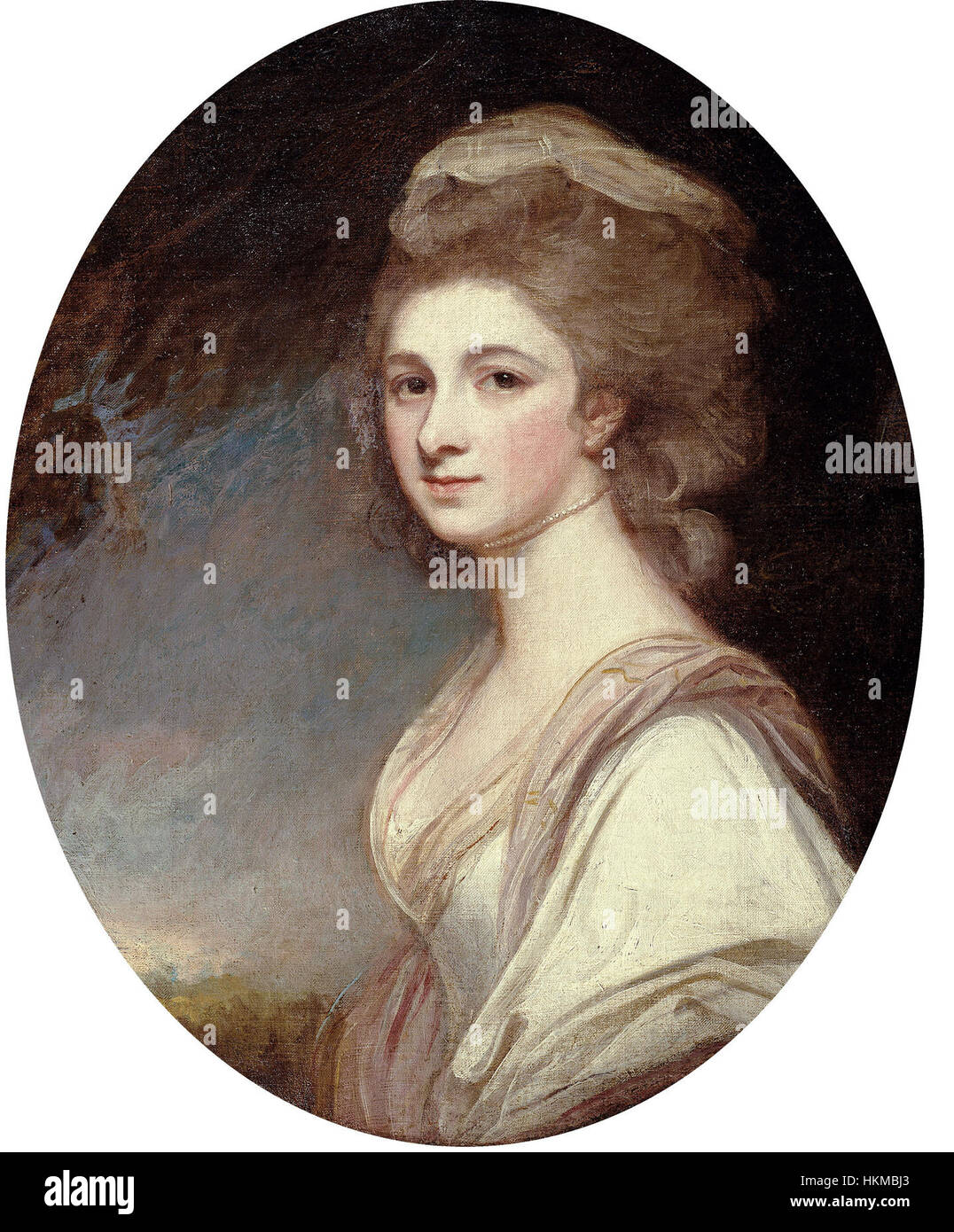 This portrait of Miss Frances Mary Harford, painted by George Romney ...