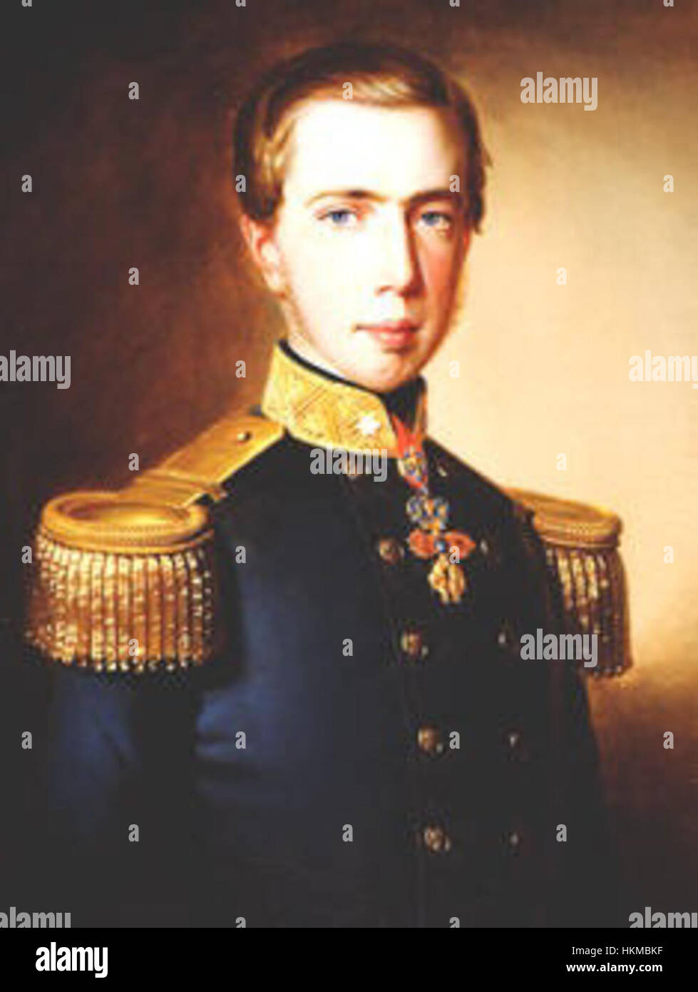 This portrait of Maximilian, painted around 1850, captures the essence ...