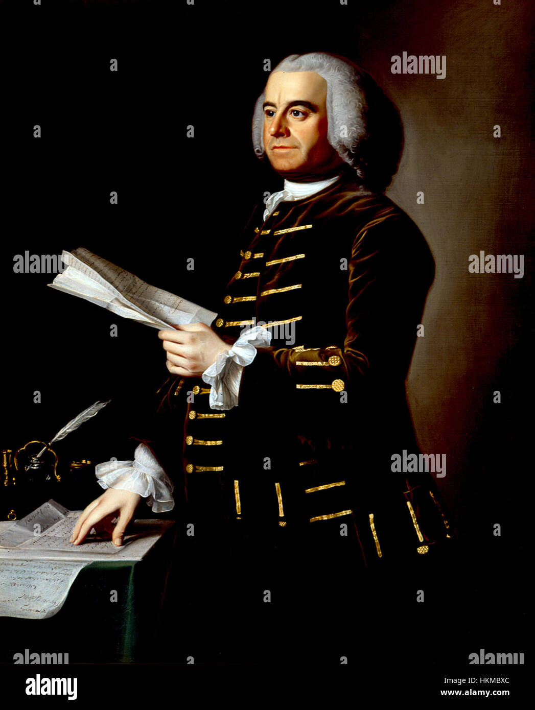This portrait by John Singleton Copley depicts Colonel George Watson, a ...