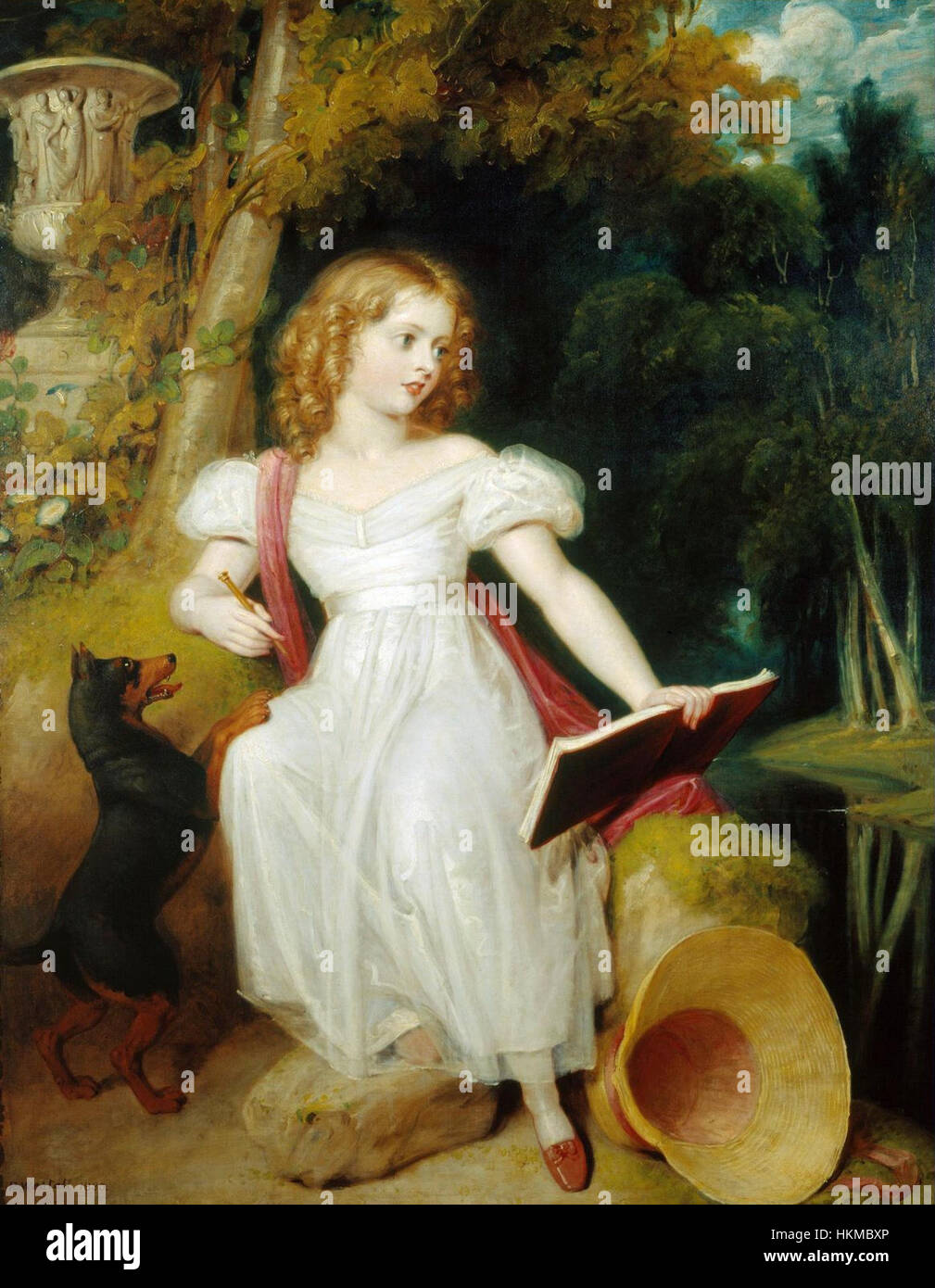 This 1830 portrait by artist Richard Westall depicts Queen Victoria as ...