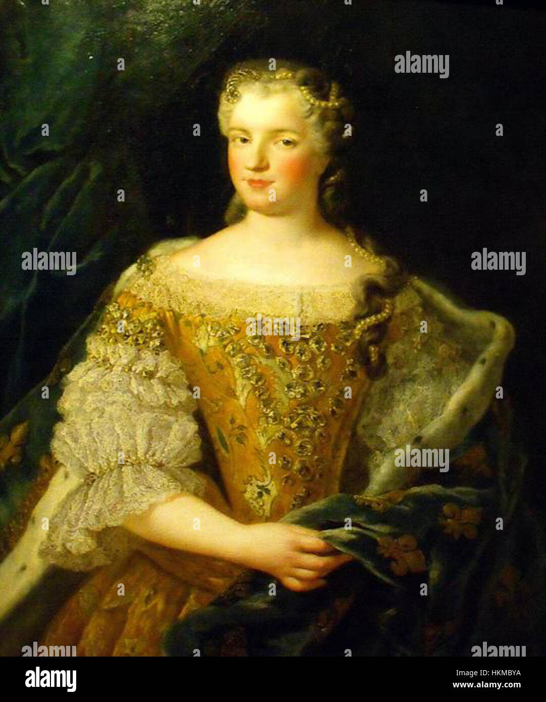 This portrait of Queen Marie Leszczynska, painted in 1730 by Alexis ...