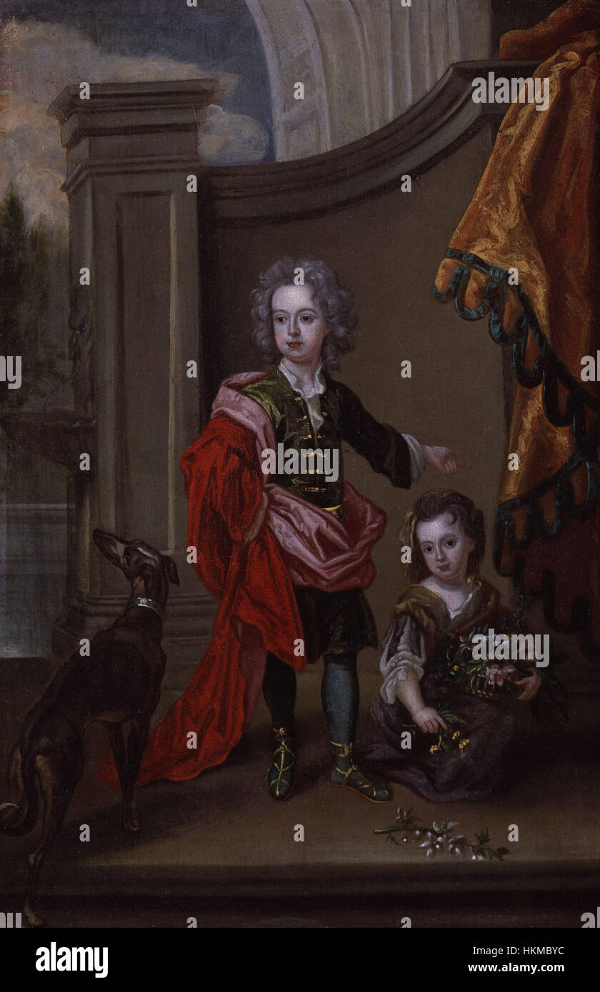 This portrait by Sir Godfrey Kneller depicts Richard Boyle, 3rd Earl of ...