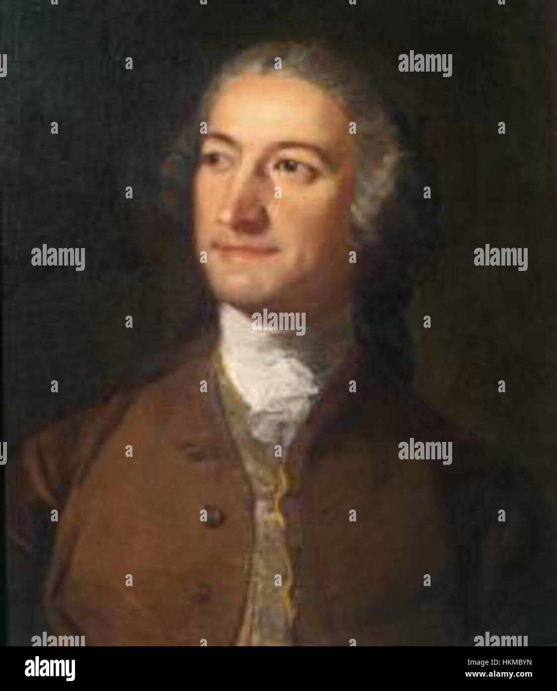 The portrait of R. Wilson features classical portraiture techniques ...