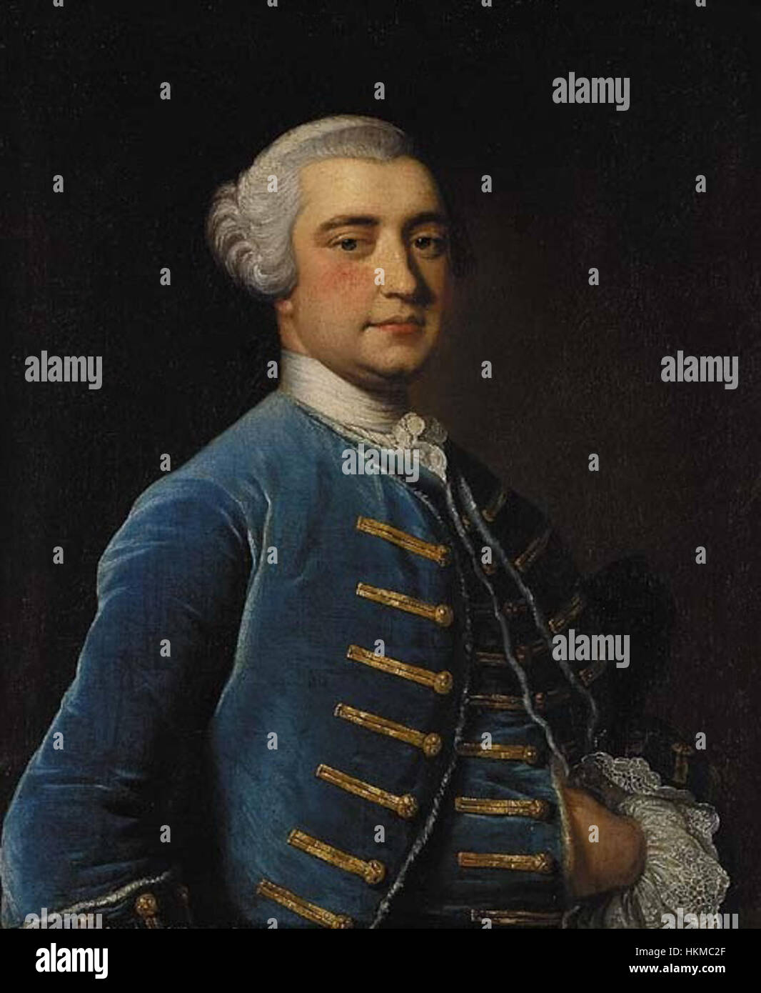 'Portrait of a Gentleman' by Wright is an exemplary work from the 18th ...