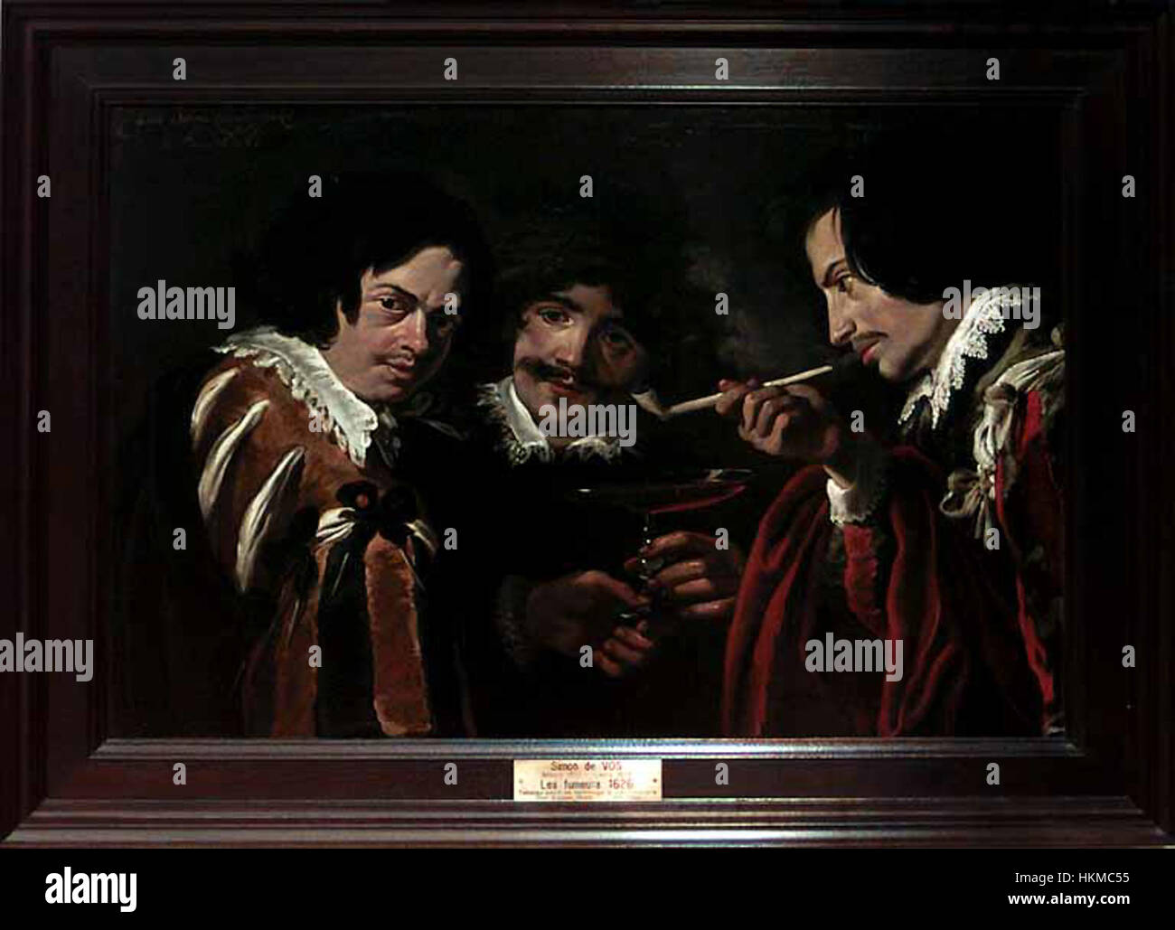 A portrait by Simon de Vos, an artist known for his work in the 17th ...