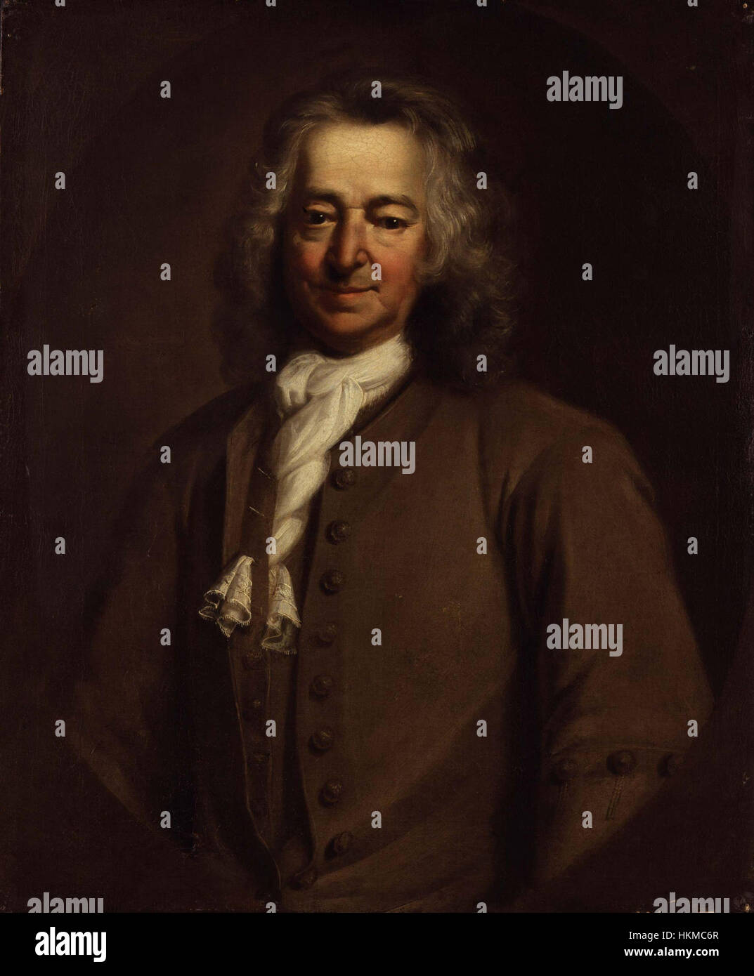This historical portrait, formerly attributed to Thomas Coram ...