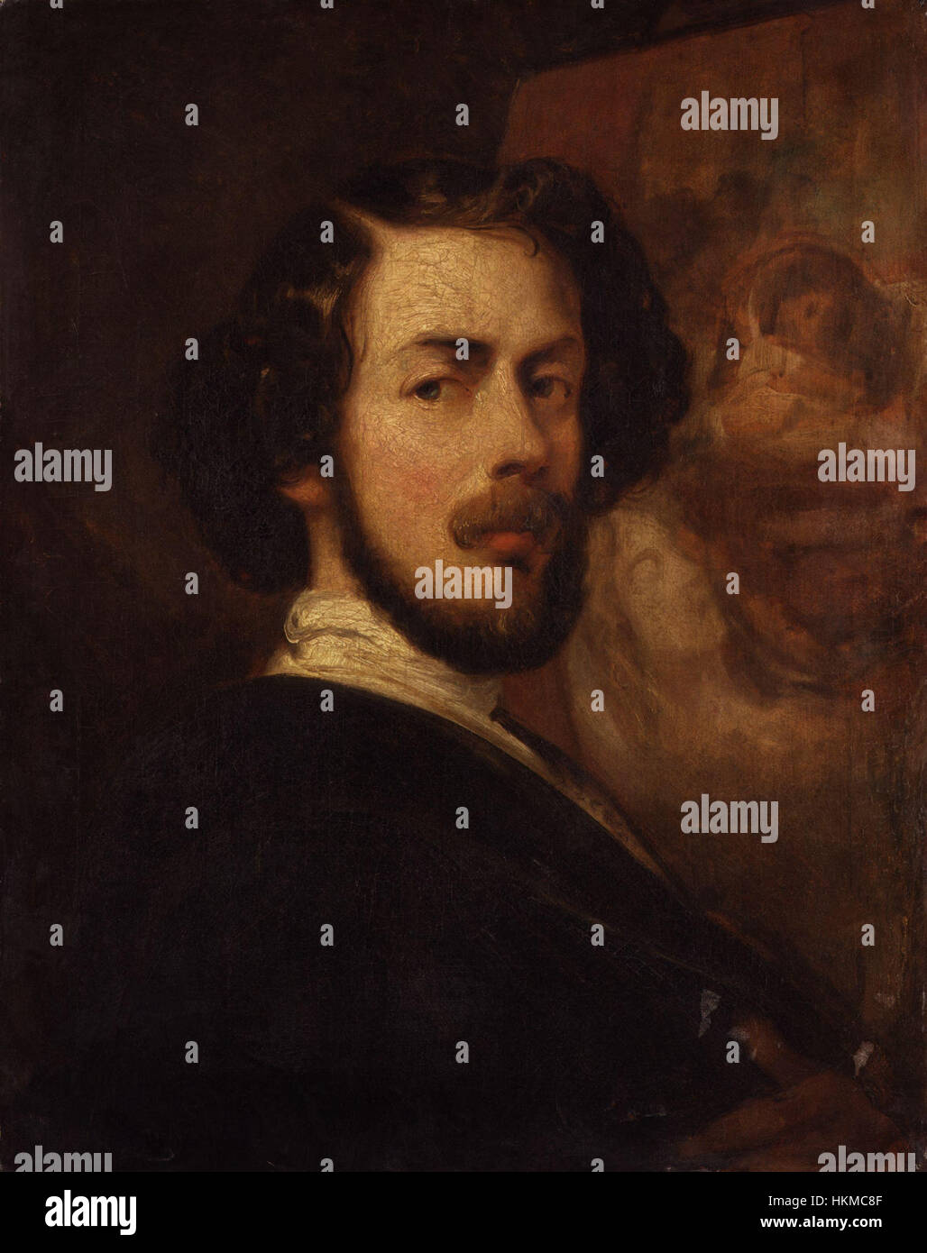 'Thomas Jones Barker' is a portrait painting by the artist himself ...