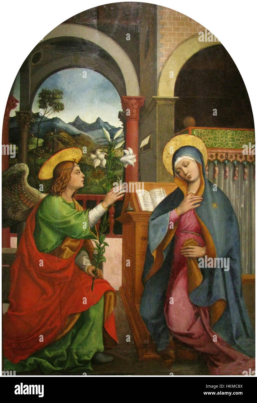 Mary and angel gabriel hi-res stock photography and images - Alamy