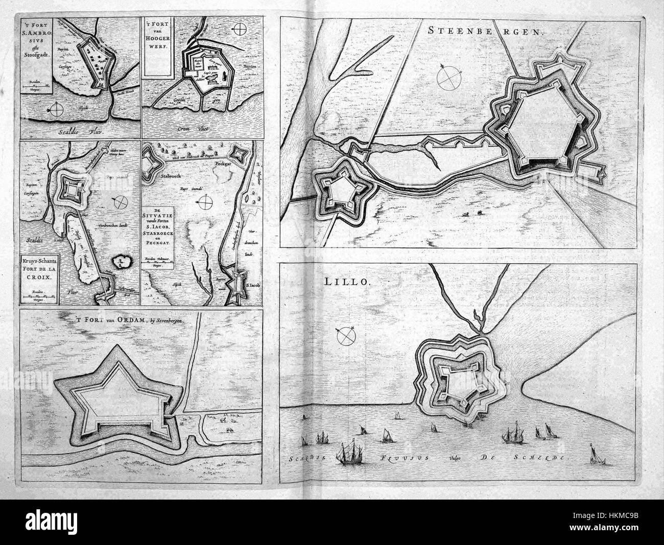 An artwork depicting a historical military fortification map, focusing ...