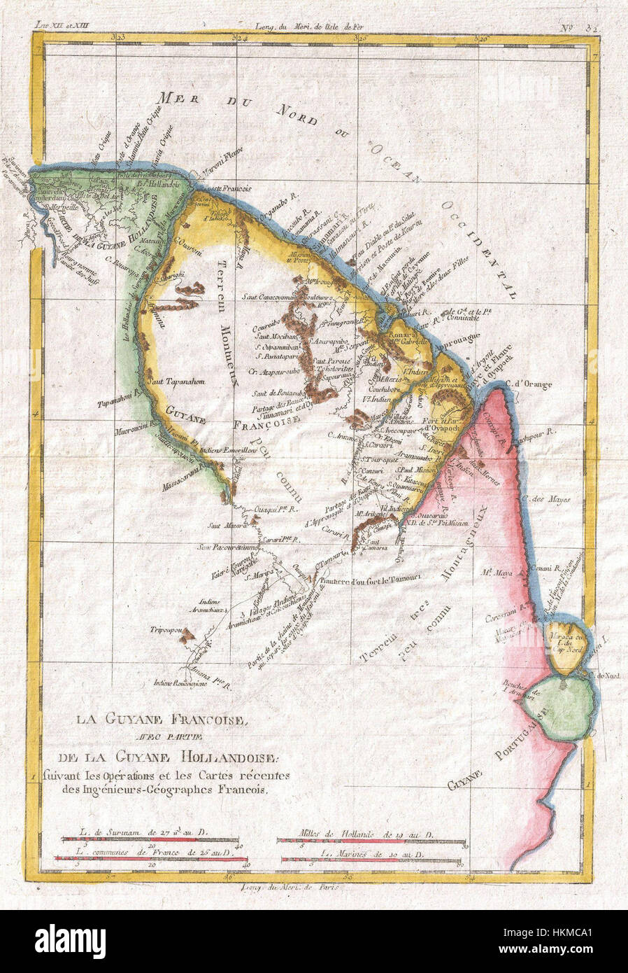 Guyana map hi-res stock photography and images - Alamy