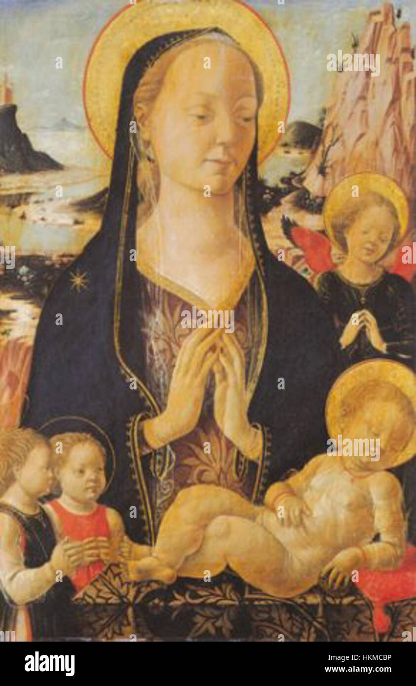 This 15th-century painting by an anonymous artist from Ferrara depicts ...