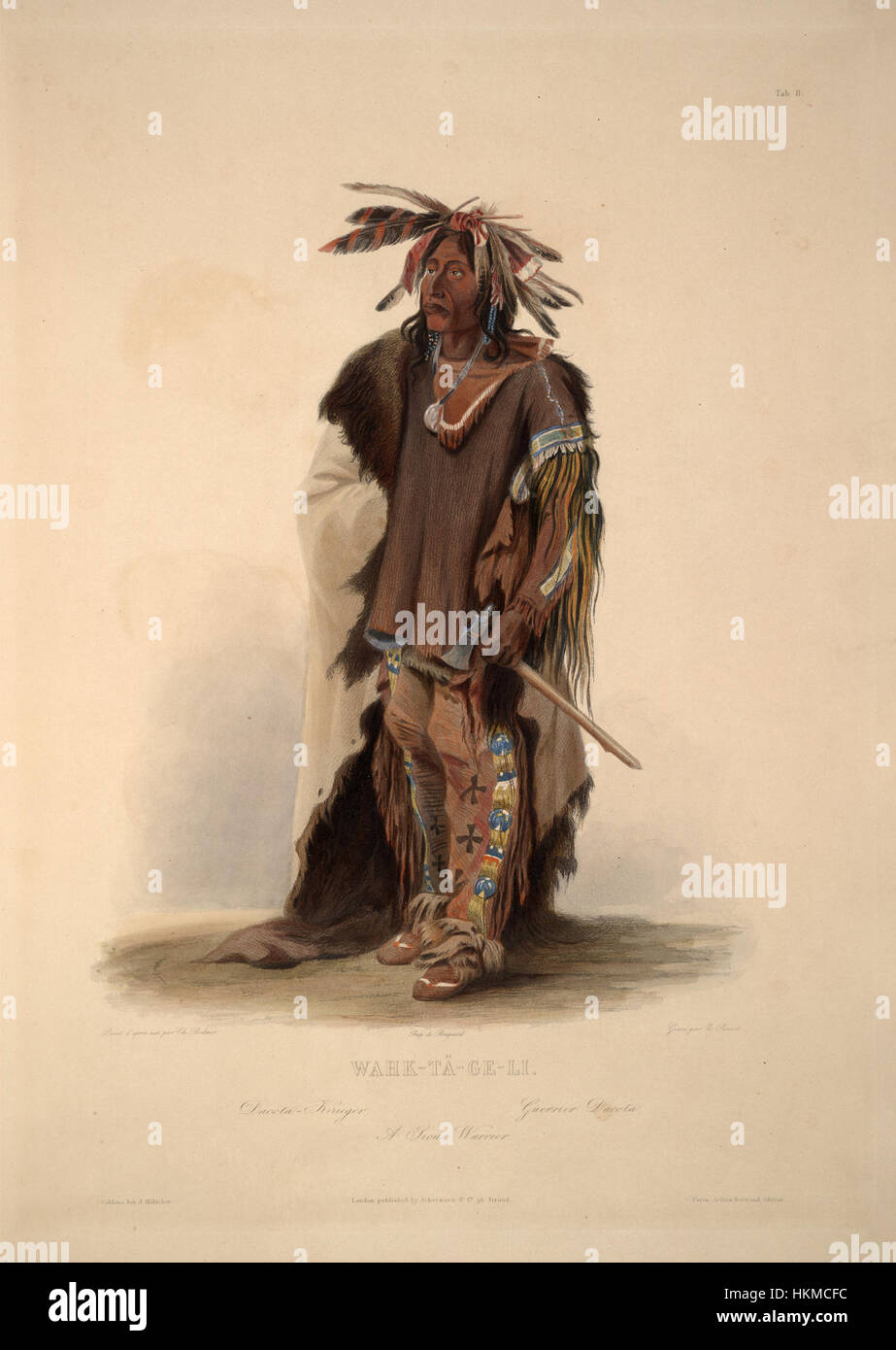 This painting of a Sioux warrior captures the strength and pride of ...