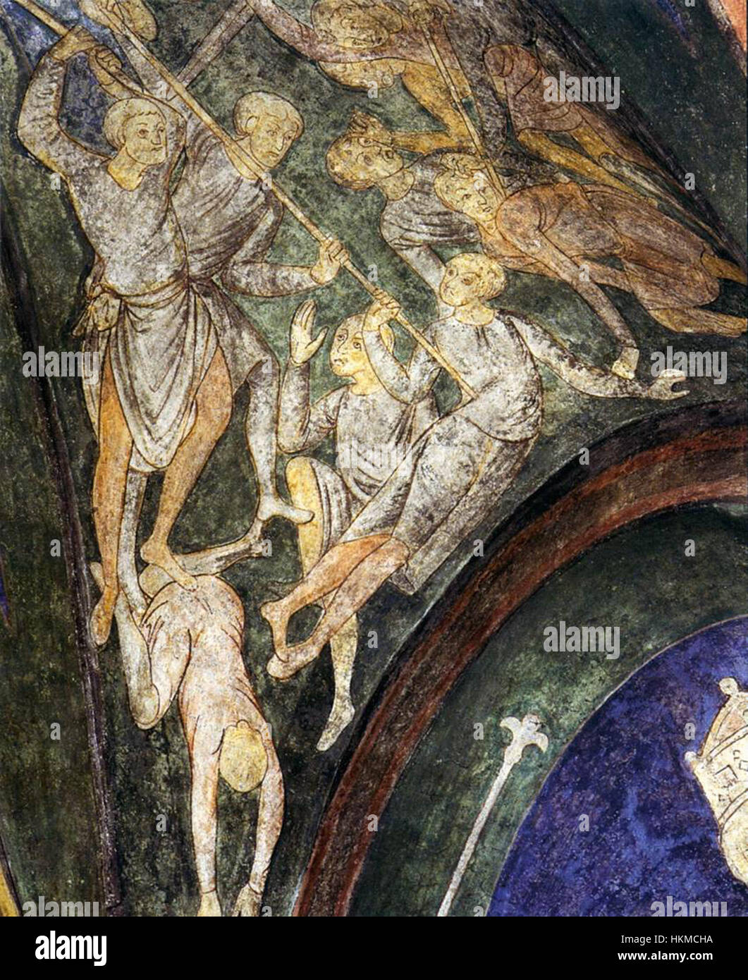 This detailed artwork from the 12th century, depicting the Last ...