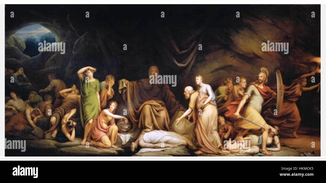 'Court of Death' by Rembrandt Peale, painted in 1820, explores the ...