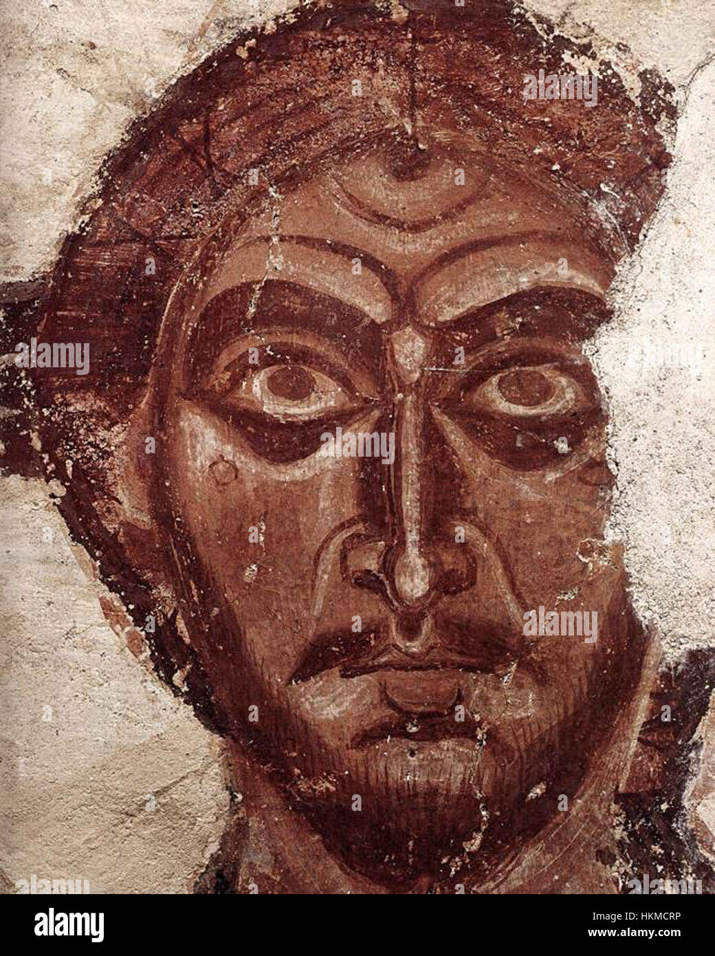 This 12th-century painting, attributed to an unknown artist, depicts ...