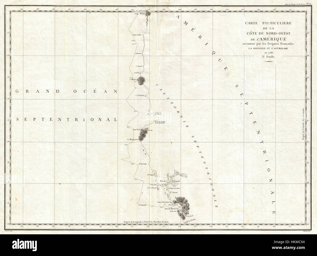 This 1786 map by La Perouse provides a detailed look at the coastal ...
