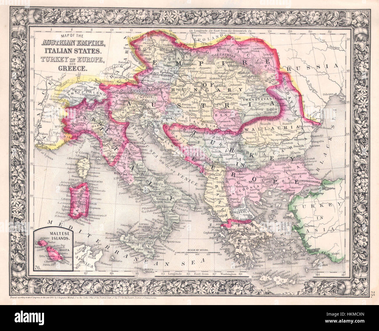Austrian Empire Map High Resolution Stock Photography and Images - Alamy
