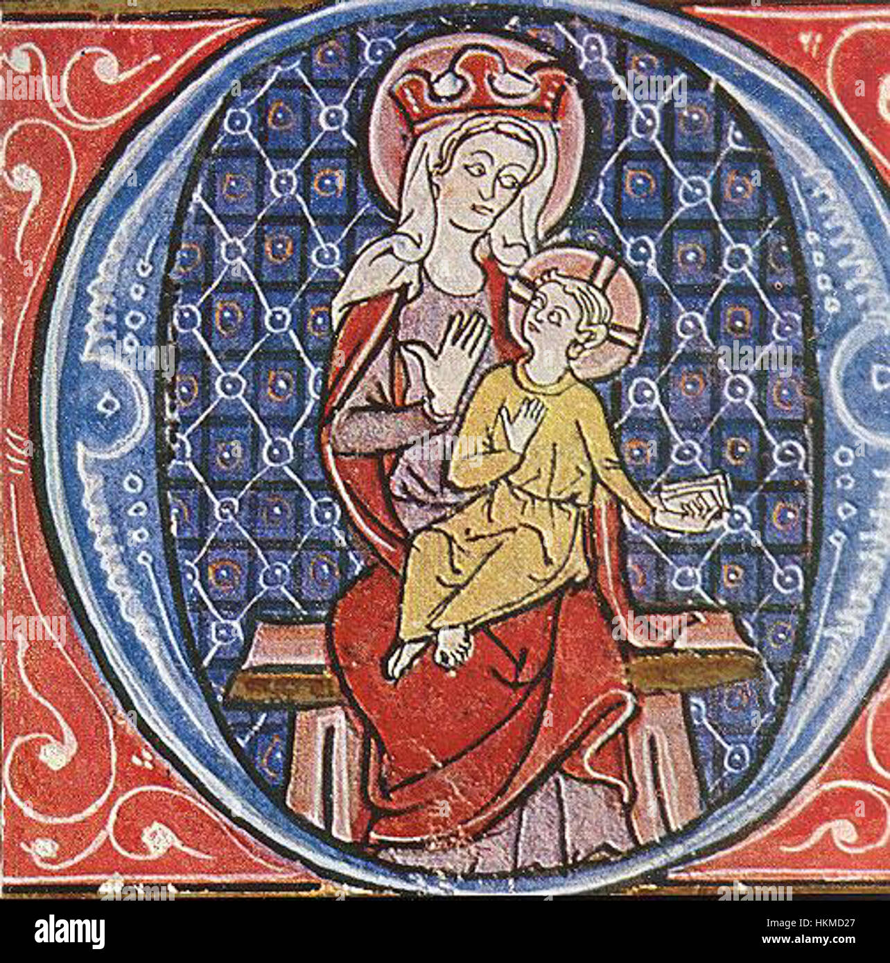 A 14th-century manuscript illustration from the French Bible of ...