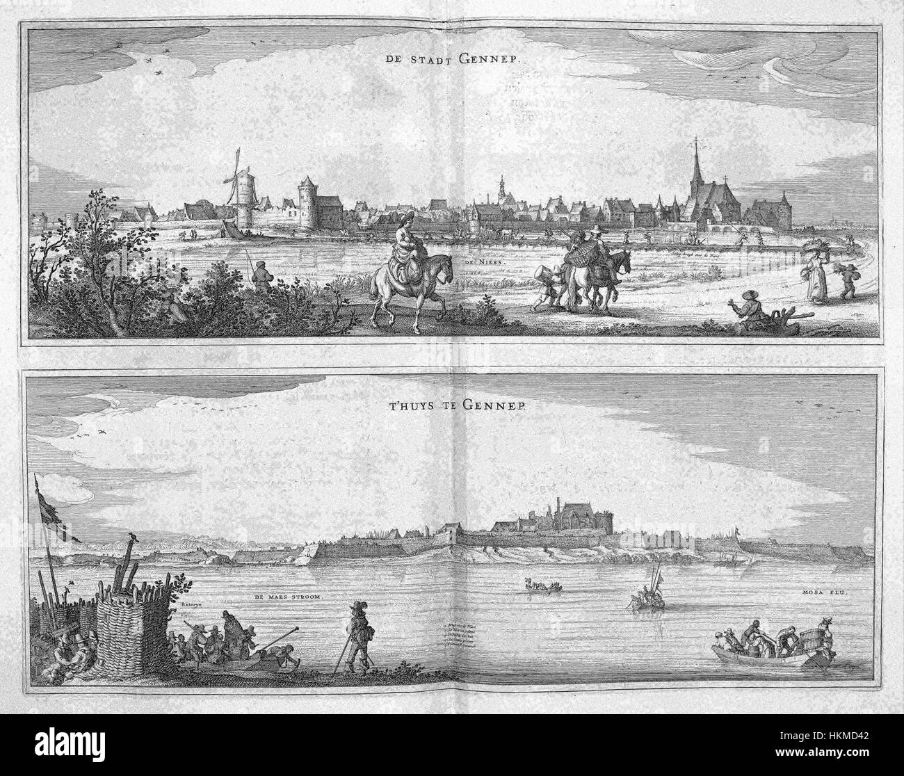 *Atlas Beudeker-C9E10* is a detailed map of the German city of Gennep ...
