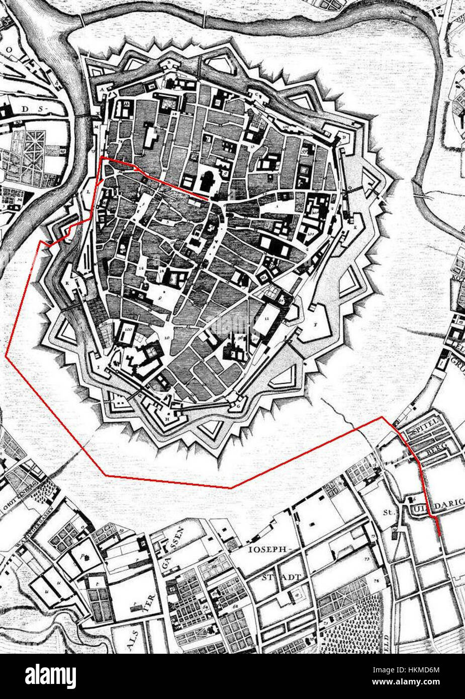 This 1706 painting, titled 'Transportweg Pummerin,' depicts the ...