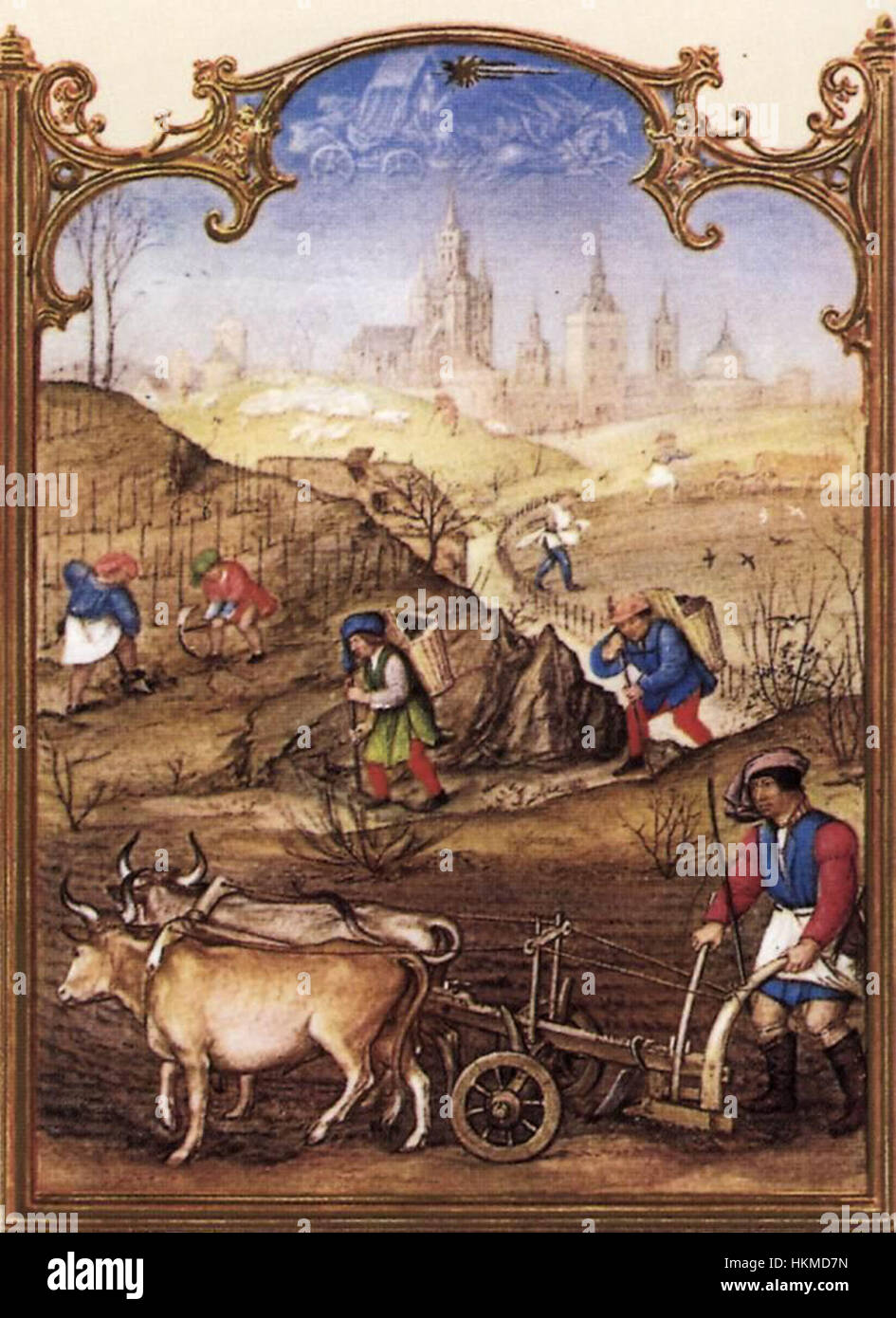 15th century manuscript illumination hi-res stock photography and ...