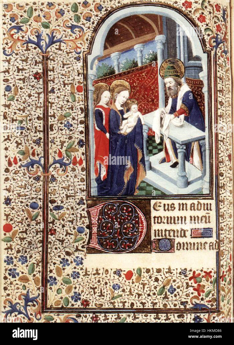 This 15th-century folio from a breviary exemplifies the detailed ...